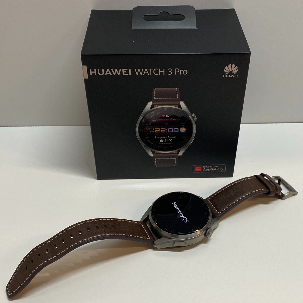 Used Huawei Watch 3 Pro Model GLL-AL01 Titanium Grey Boxed - Own4Less